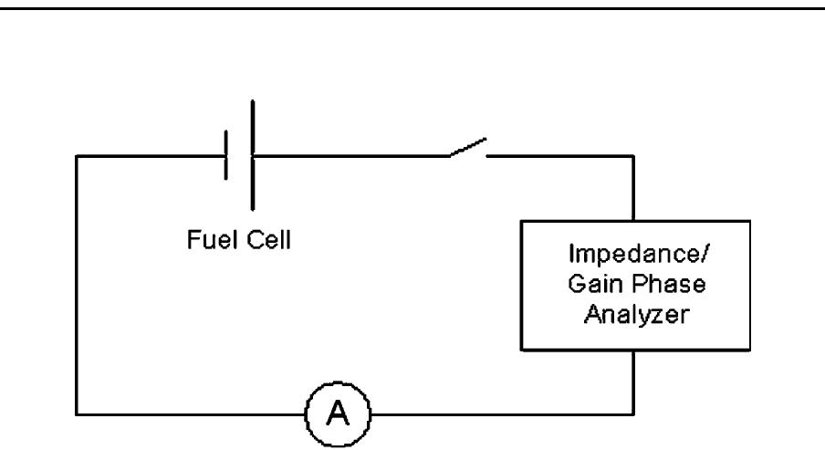 - typical circuit for an electrochemical impedance