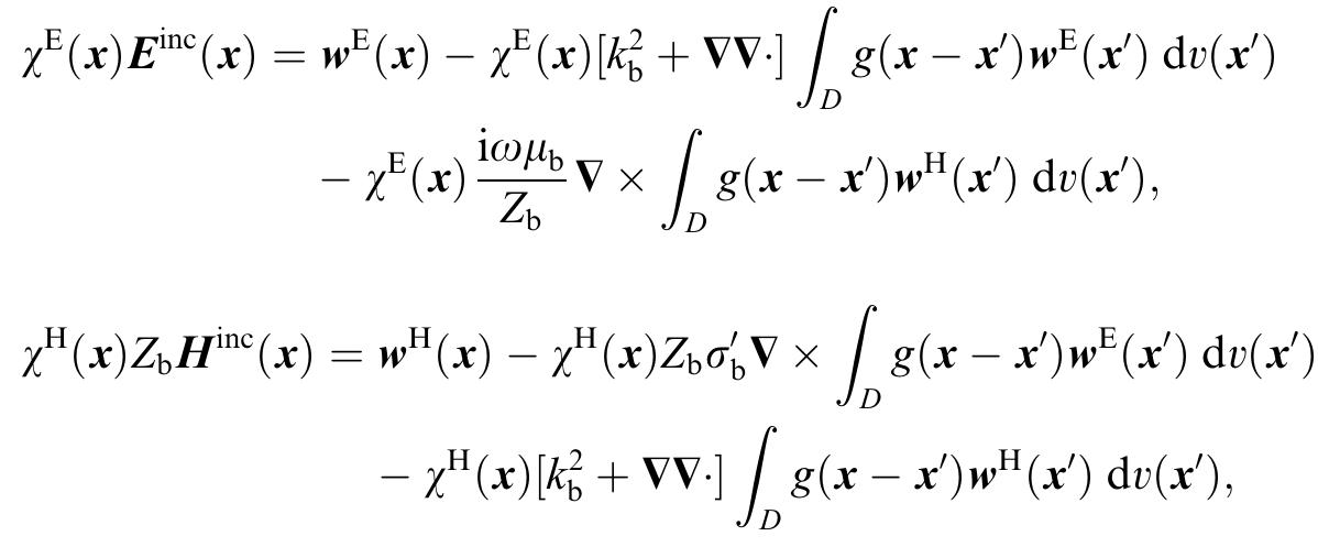 Where z, is the characteristic impedance of the background