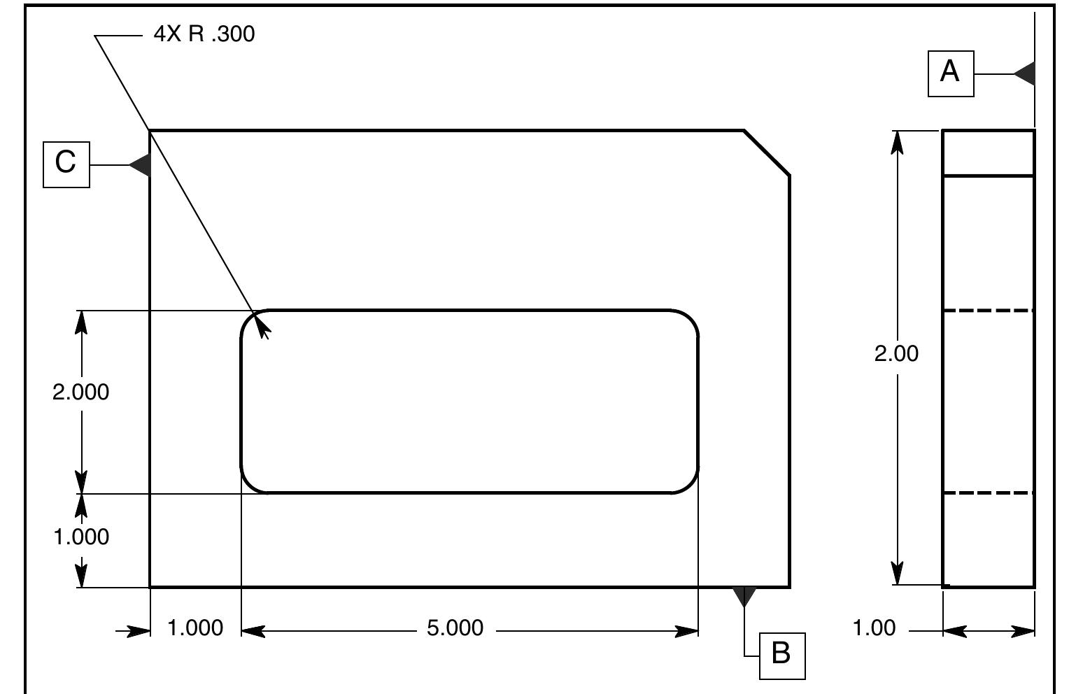 Figure 183 - Geometric Dimensioning Tolerancing For