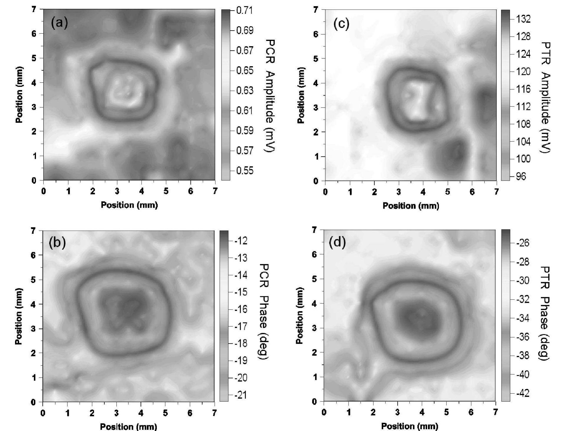 Scanning imaging of back-surface defect in the p-si wafer