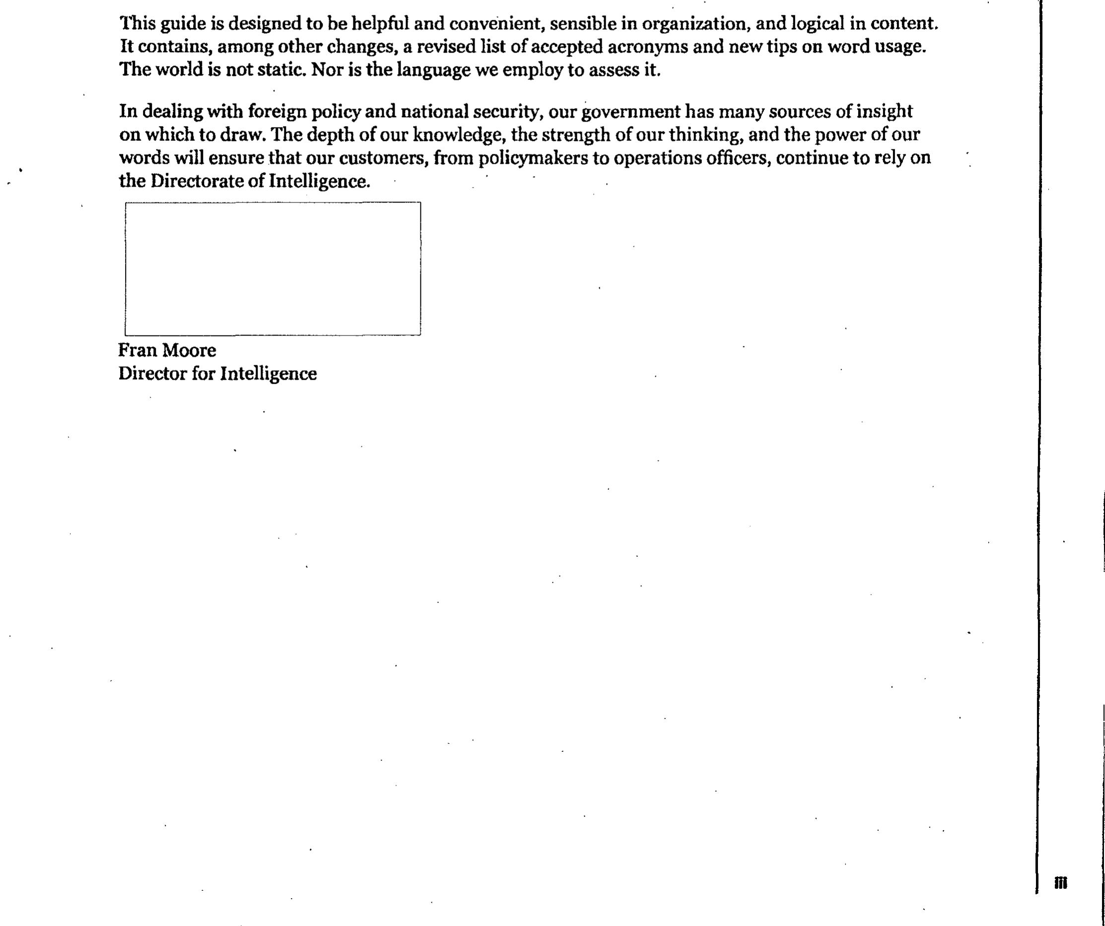 (PDF) How to write intelligence reports