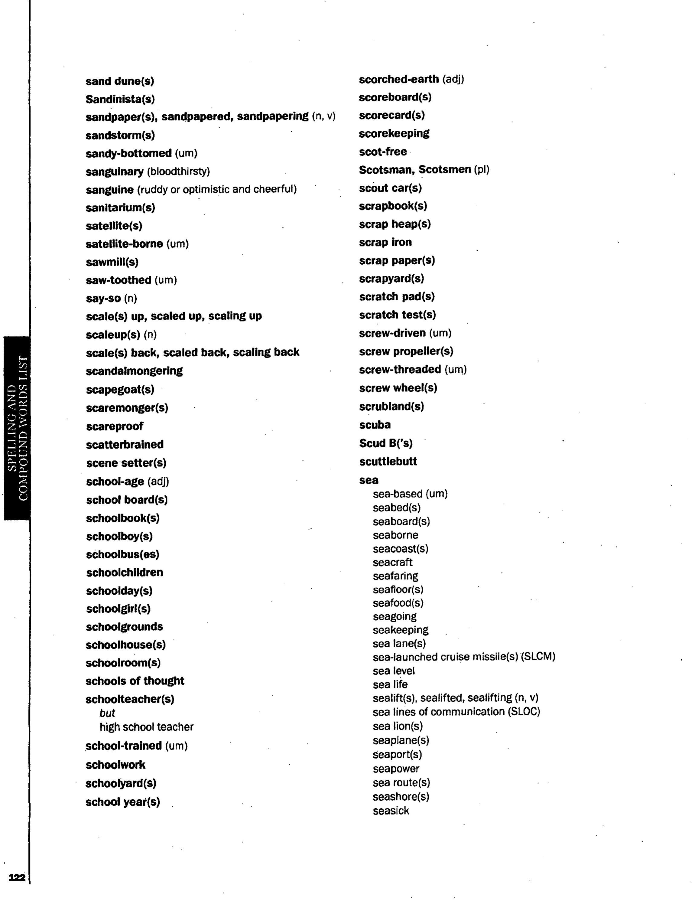 Table 30 - How to write intelligence reports