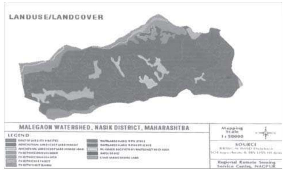 Land resource development plan map