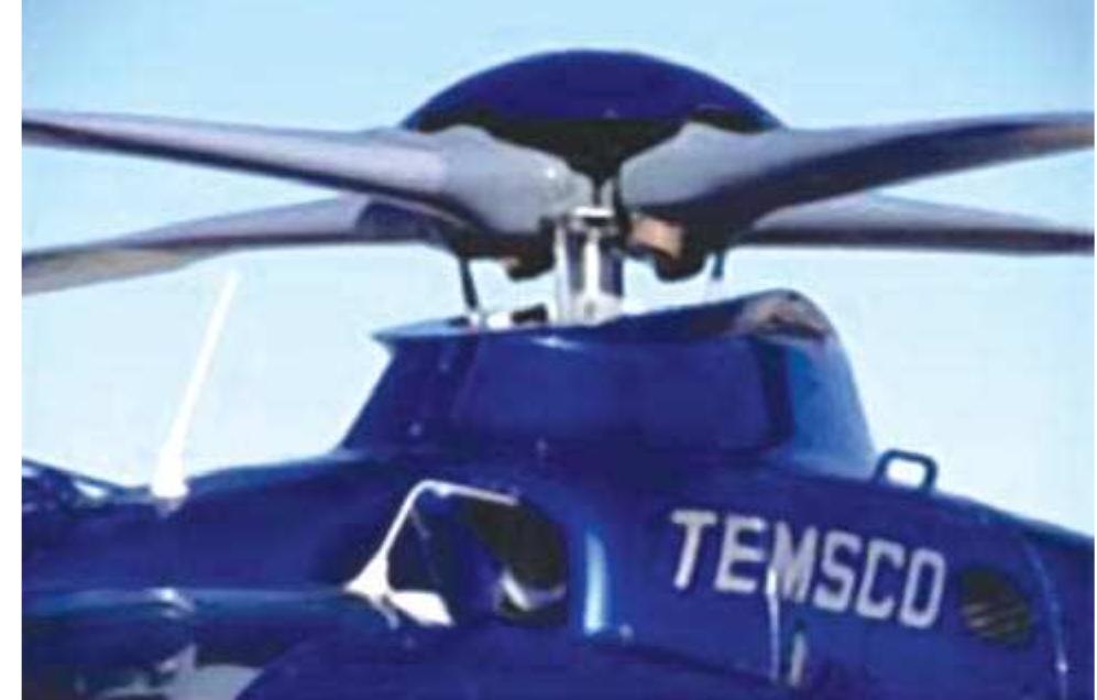 -85. eurocopter model 135 rigid rotor system.