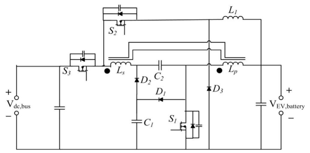 Bi-directional converter with high voltage conversion ratio