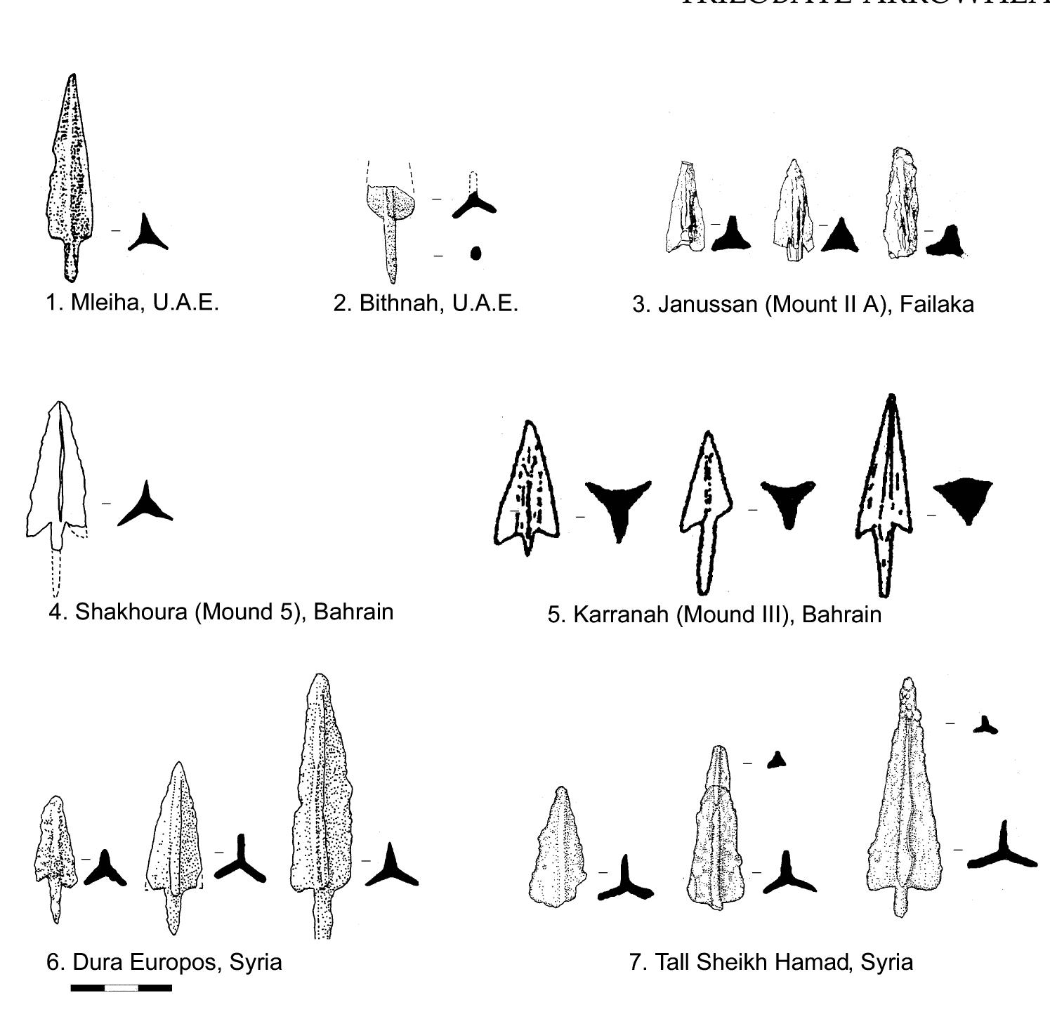 Figure 5 - from Trilobate arrowheads at ed-Dur (U.A.E,