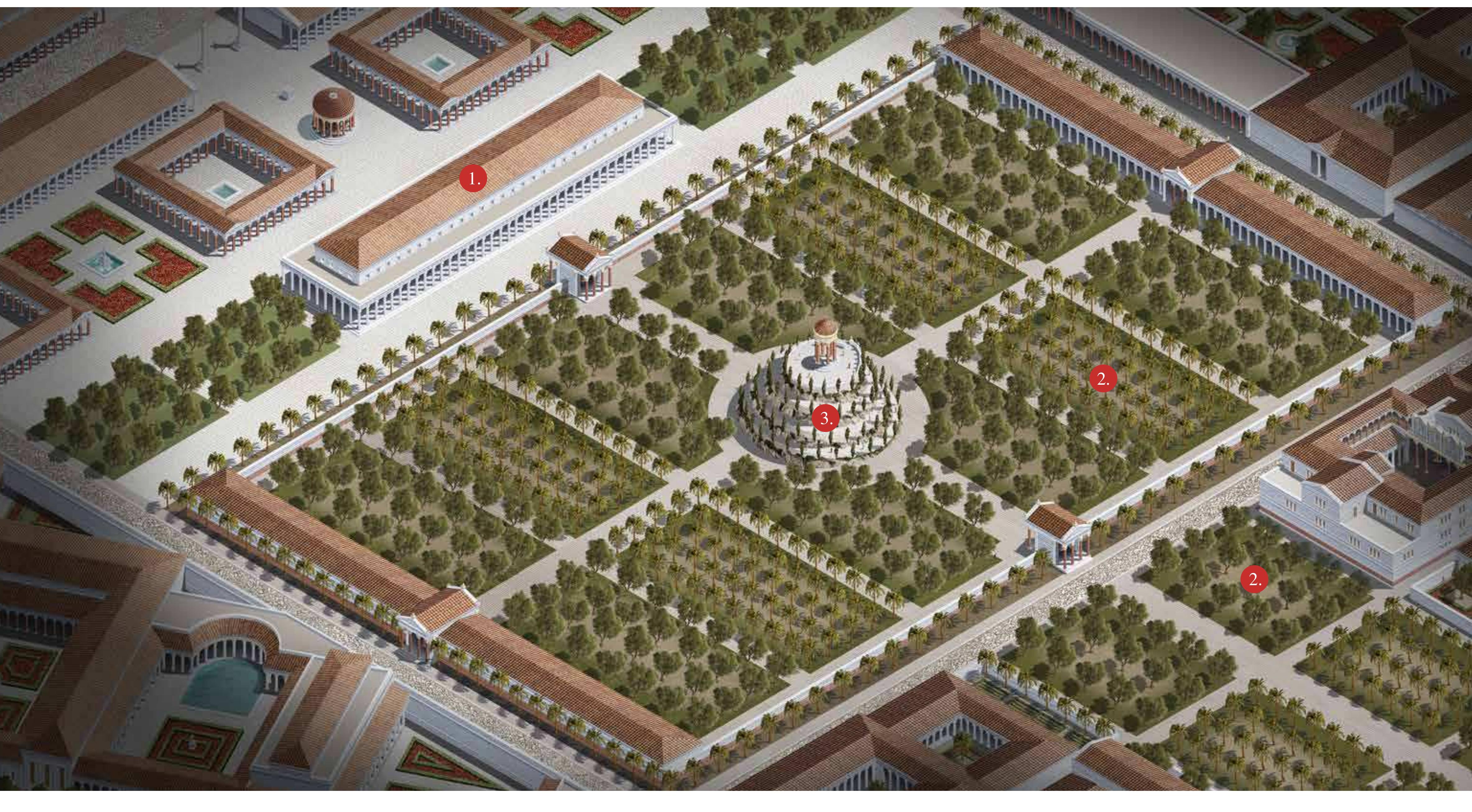 Figure 15 - Reconstruction of the palace area in Alexandria