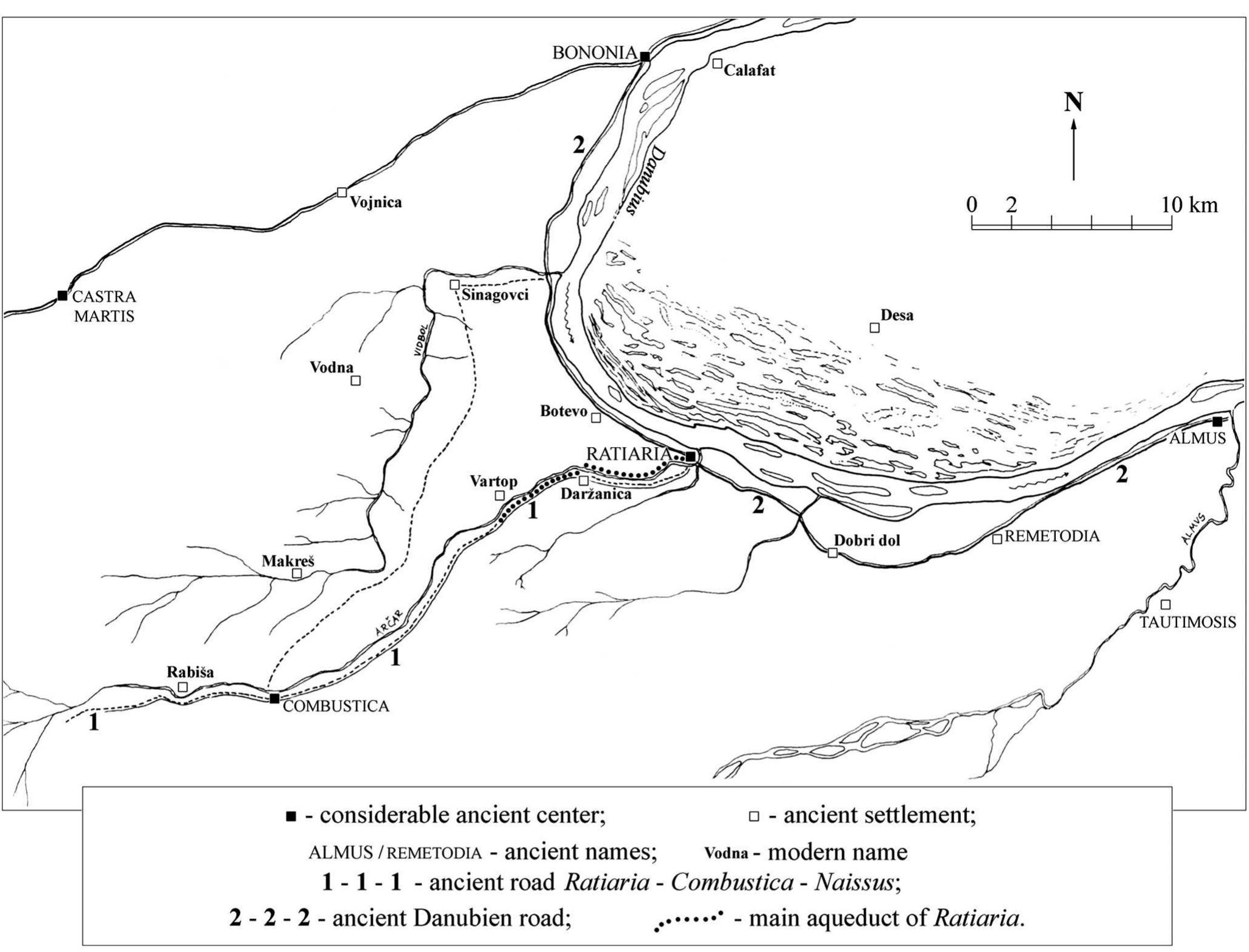 Hracian, greek, roman and medieval cities, residences and