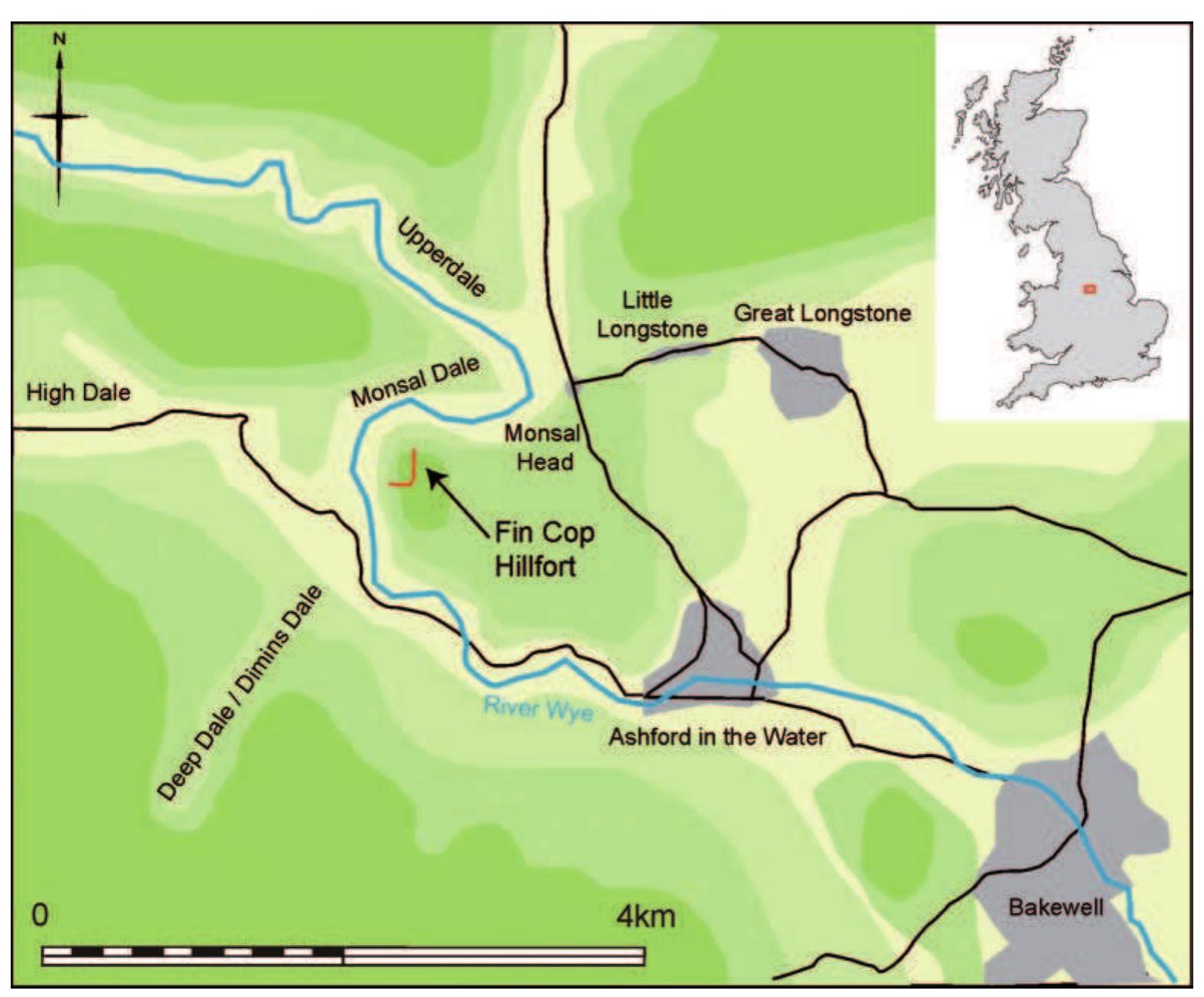 Illus. 1 map showing the location of fin cop