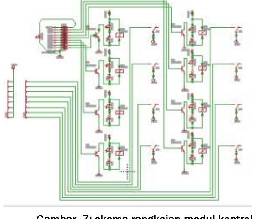 Gambar 7:skema rangkaian modul kontro