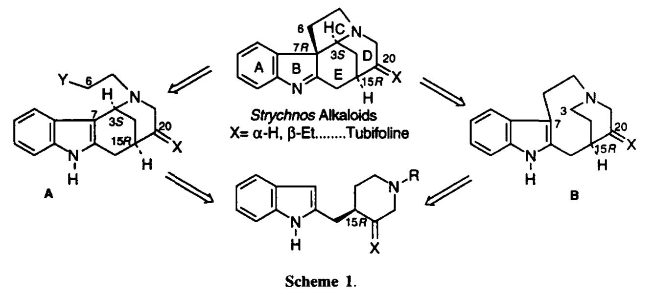 An inspection of the pentacyclic abcde structure of
