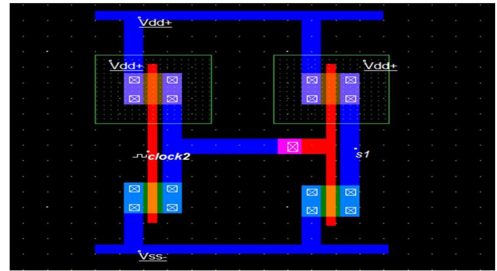 Semi-custom layout of buffer circuit iv. simulation results