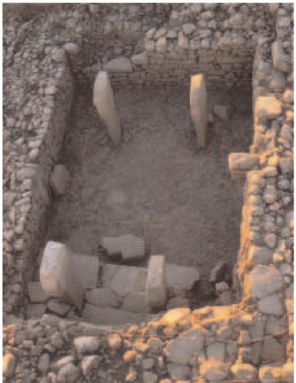 (above). gobekli tepe, one of the rectangular ‘crypts’ known