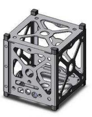 4:1u cubesat skeleton cad model. 1.4 deployment systems