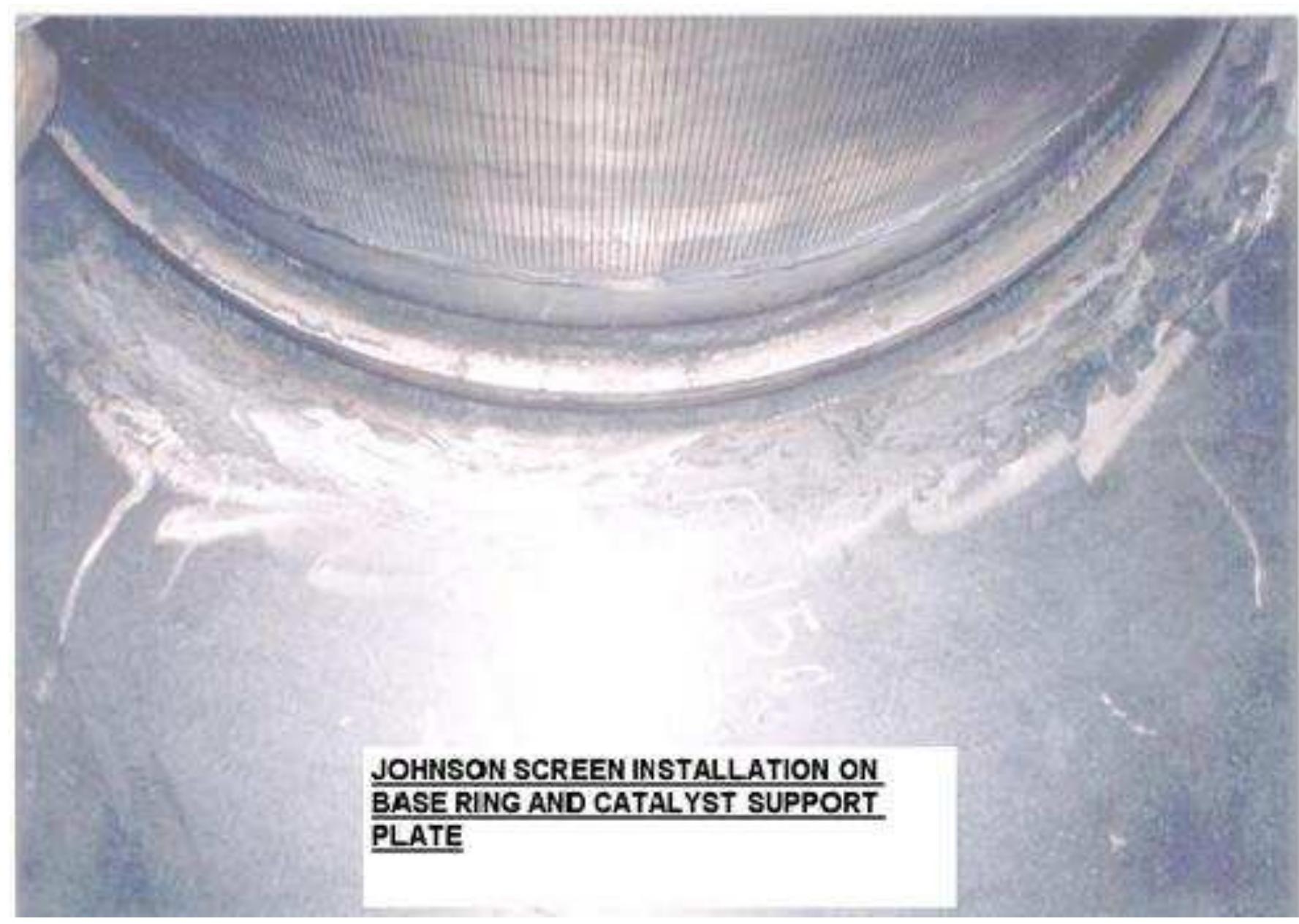 To repair broken weld joints of inner shell wire-mesh 5mm