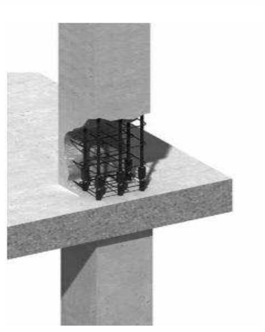Figure 16 - splice length of reinforcing bars calculated in