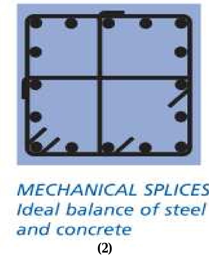 Figure 32 - splice length of reinforcing bars calculated in