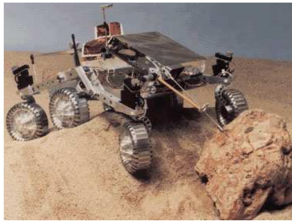 Another example is the sojourner robot (shown in fig. 1.7)