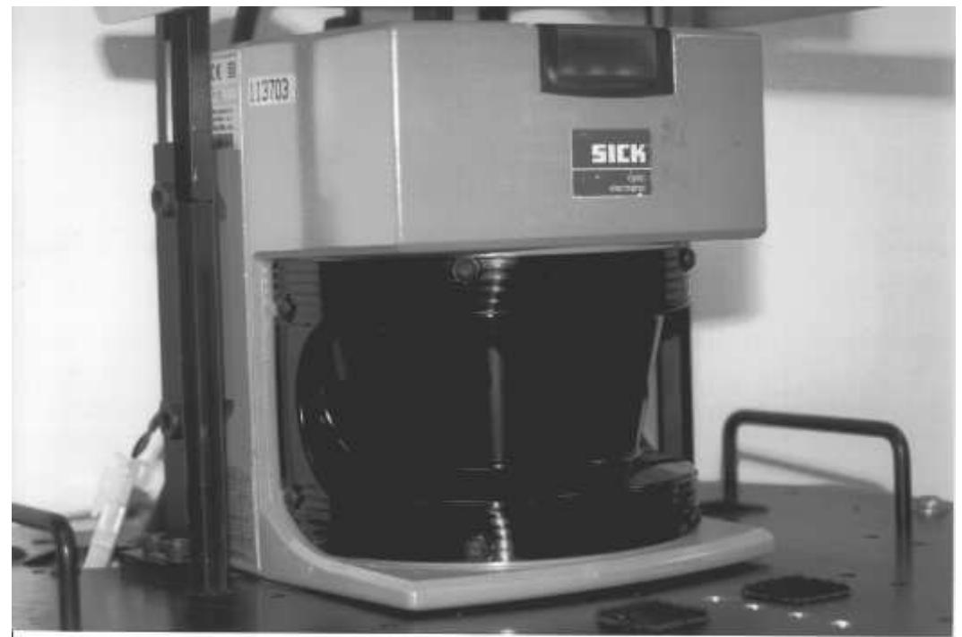 28 sick laser, covering a 180° area. a lidar produces two