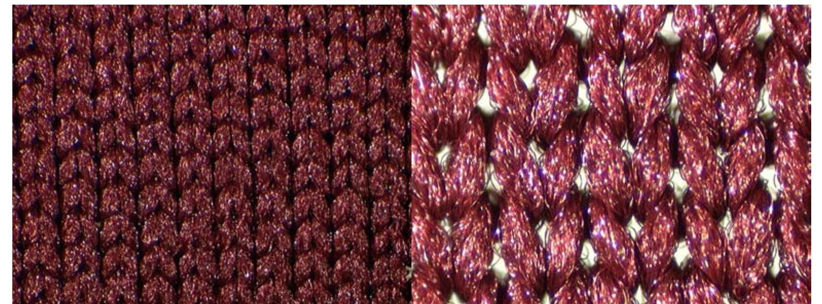 1.4 — compound microscope images of the technical face of