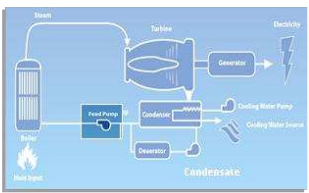 Typical power plant layout a condensate extraction pump is a