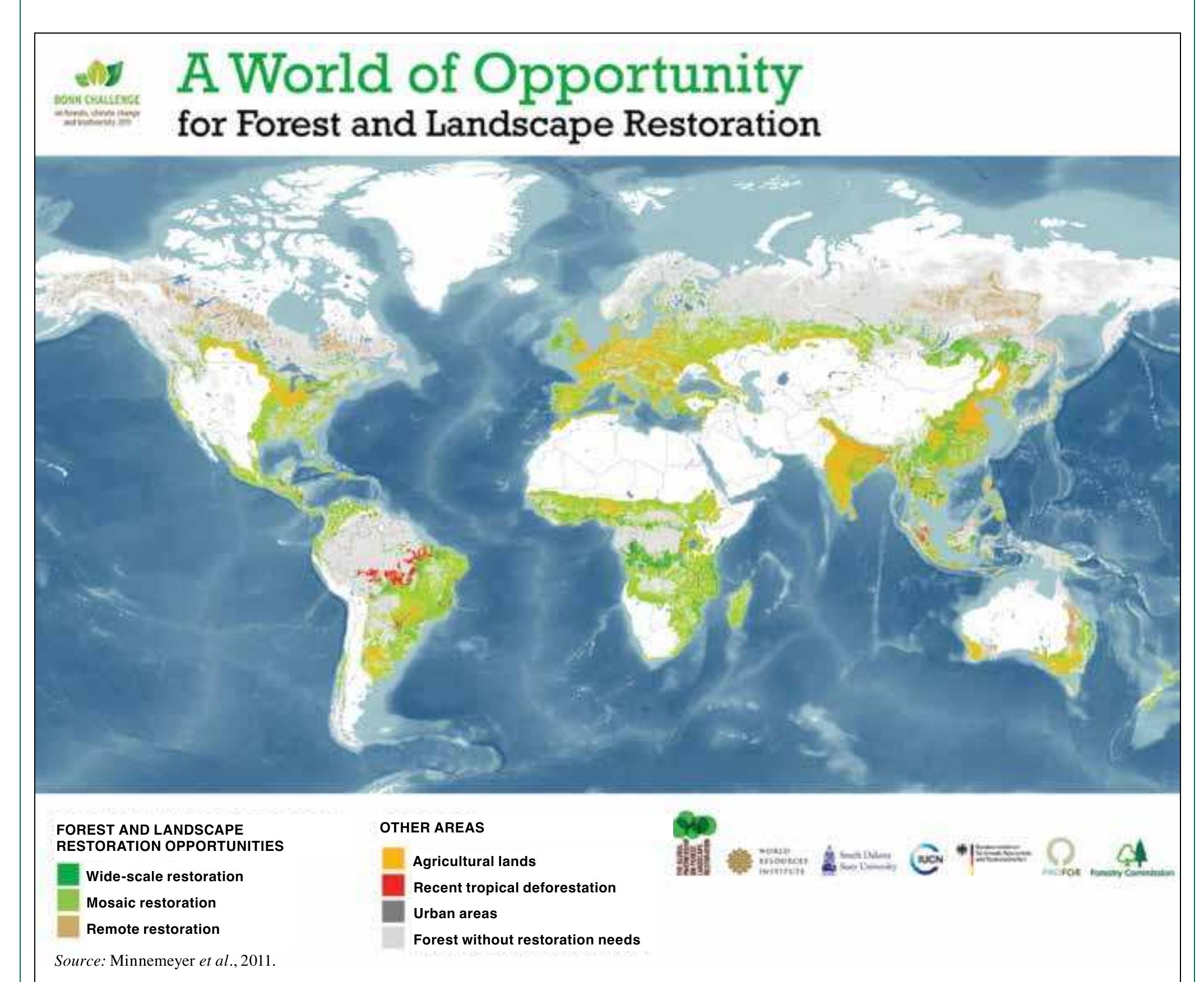 Q the map shows areas believed to provide opportunities for