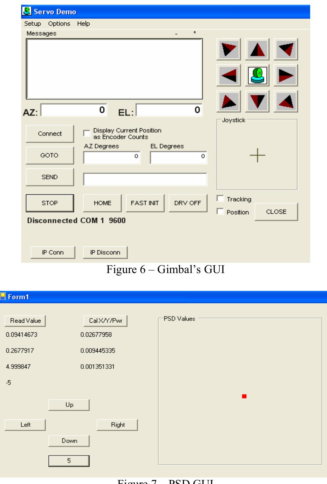 The psd was powered up and connected through the pmd-1608fs