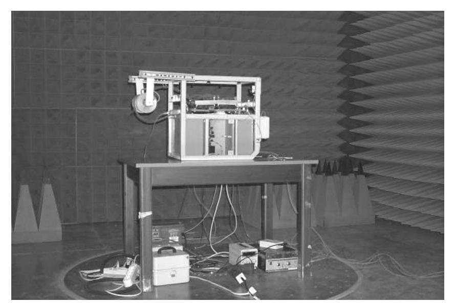 Inverter phase leg in anechoic chamber and the correlation