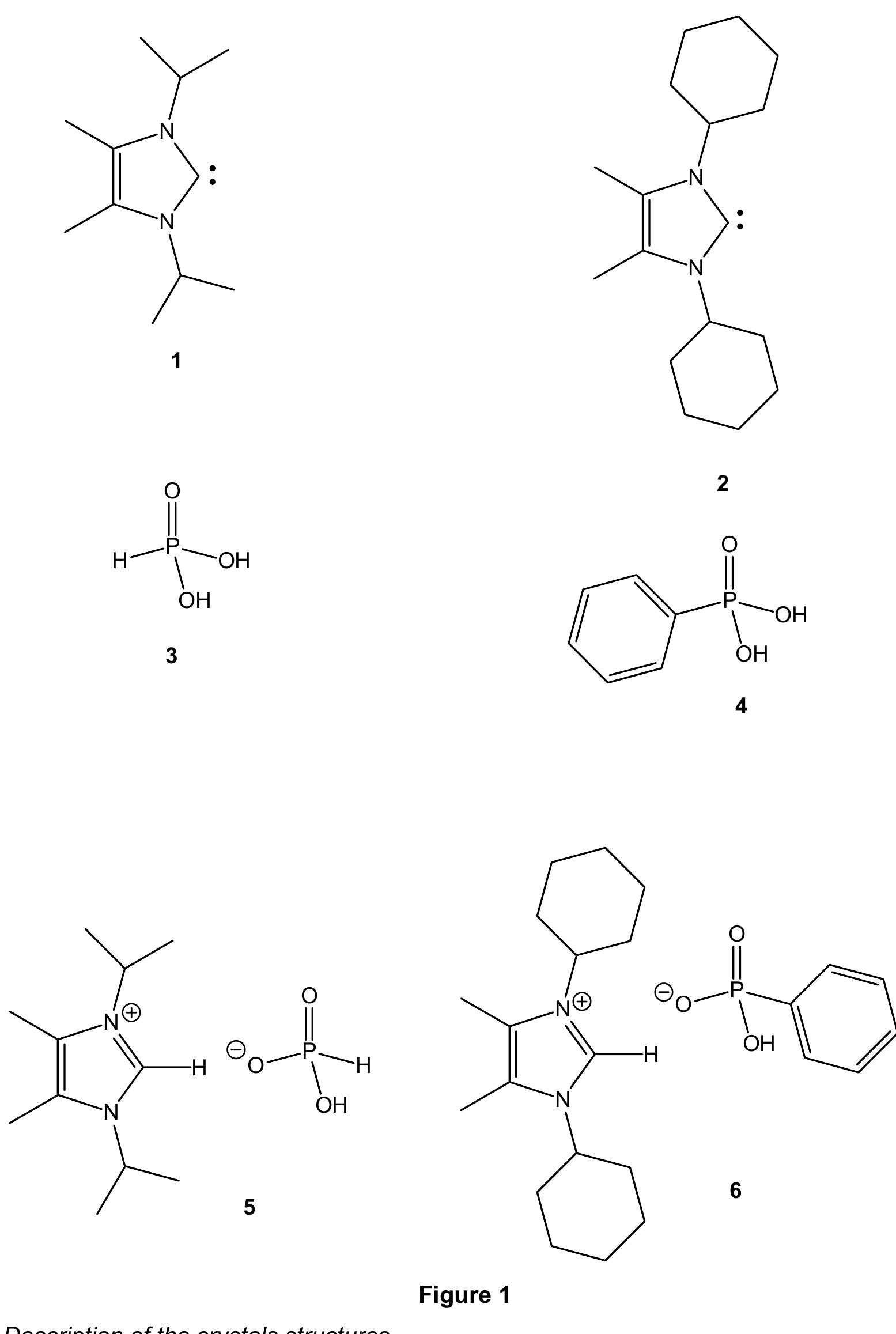 The crystal structures of 5 and 6 are shown in figures 2 and