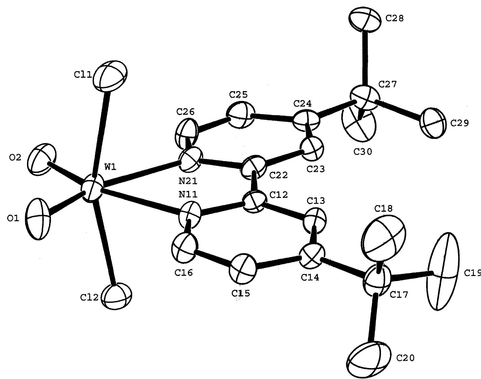 Molecular structure of 3 showing the atomic numbering. the