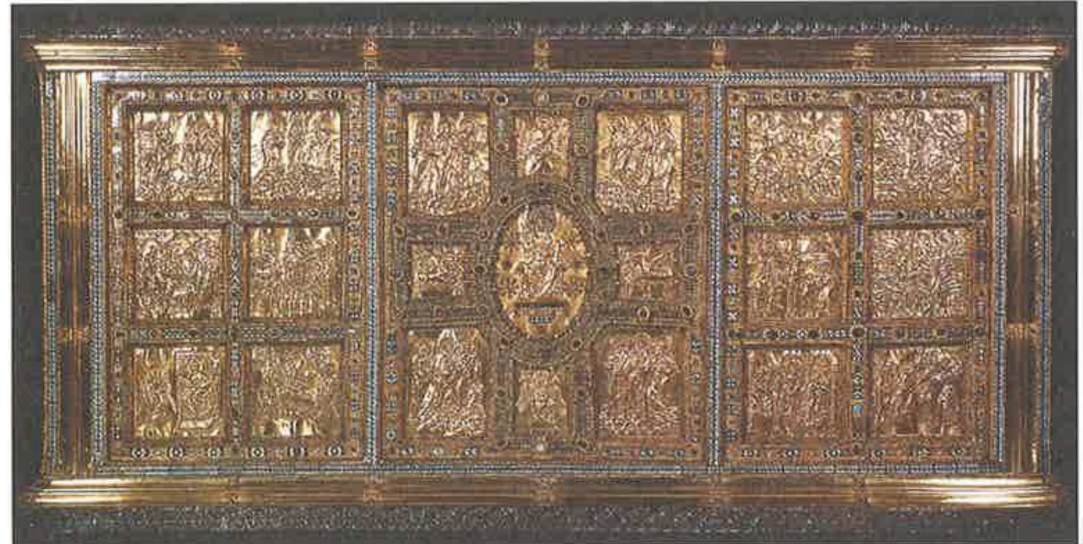 Golden altar in milan, sant'ambrogio, front. photo: author’