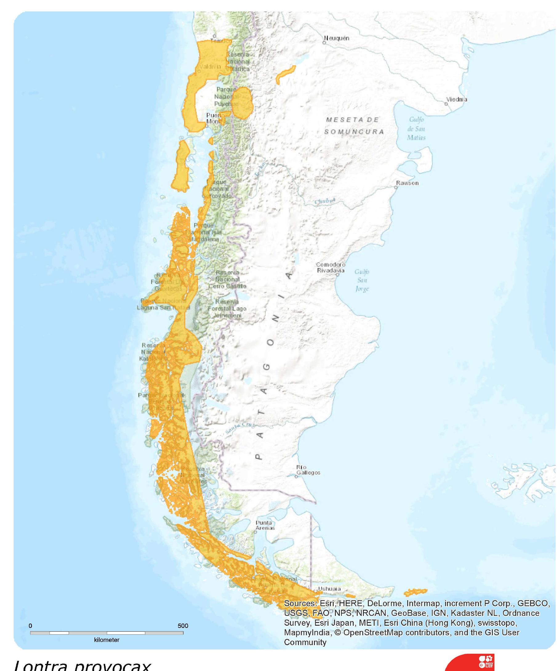 Distribution map the boundaries and names shown and the