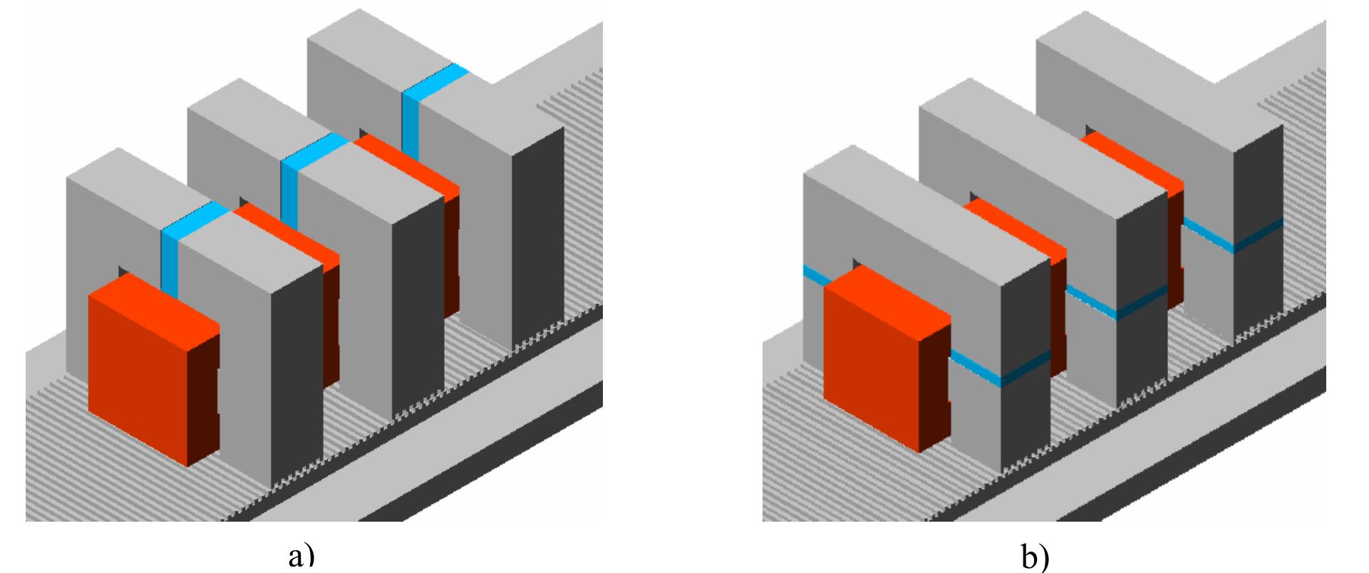 Two structures of linear transverse flux reluctance machine