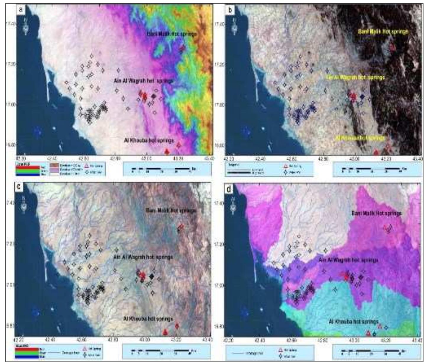 A detailed landsat analyses are carried over the al-lith and
