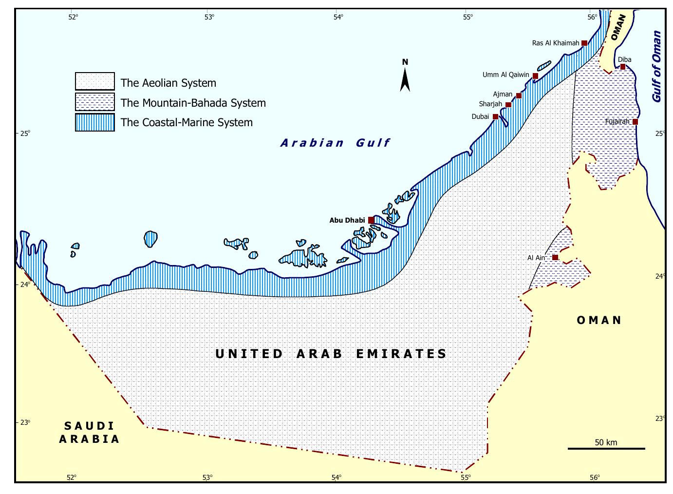 (PDF) Landforms and Water Resources in theUnited Arab Emirates: An Overview
