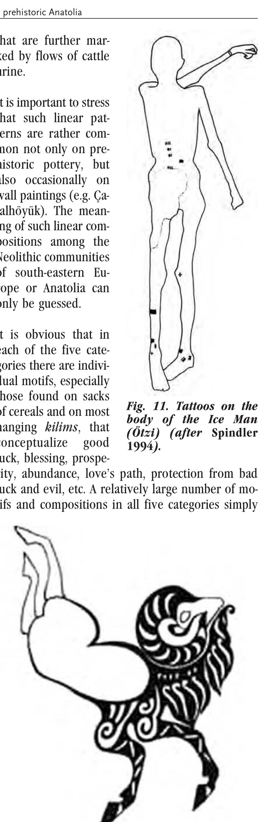 Figure 15 - The language of symbols in prehistoric Anatolia