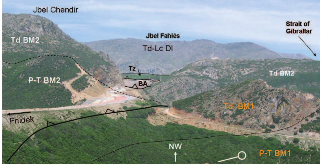 14 the beni mezala (bm) massif along the fnideq-ksar