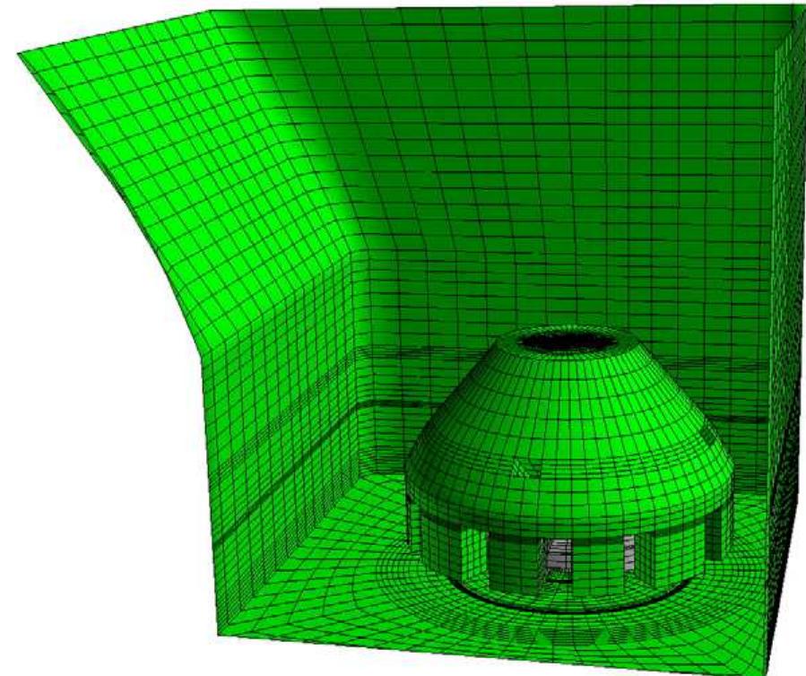 Cfd surface mesh of the modified 3-litre denver flotation