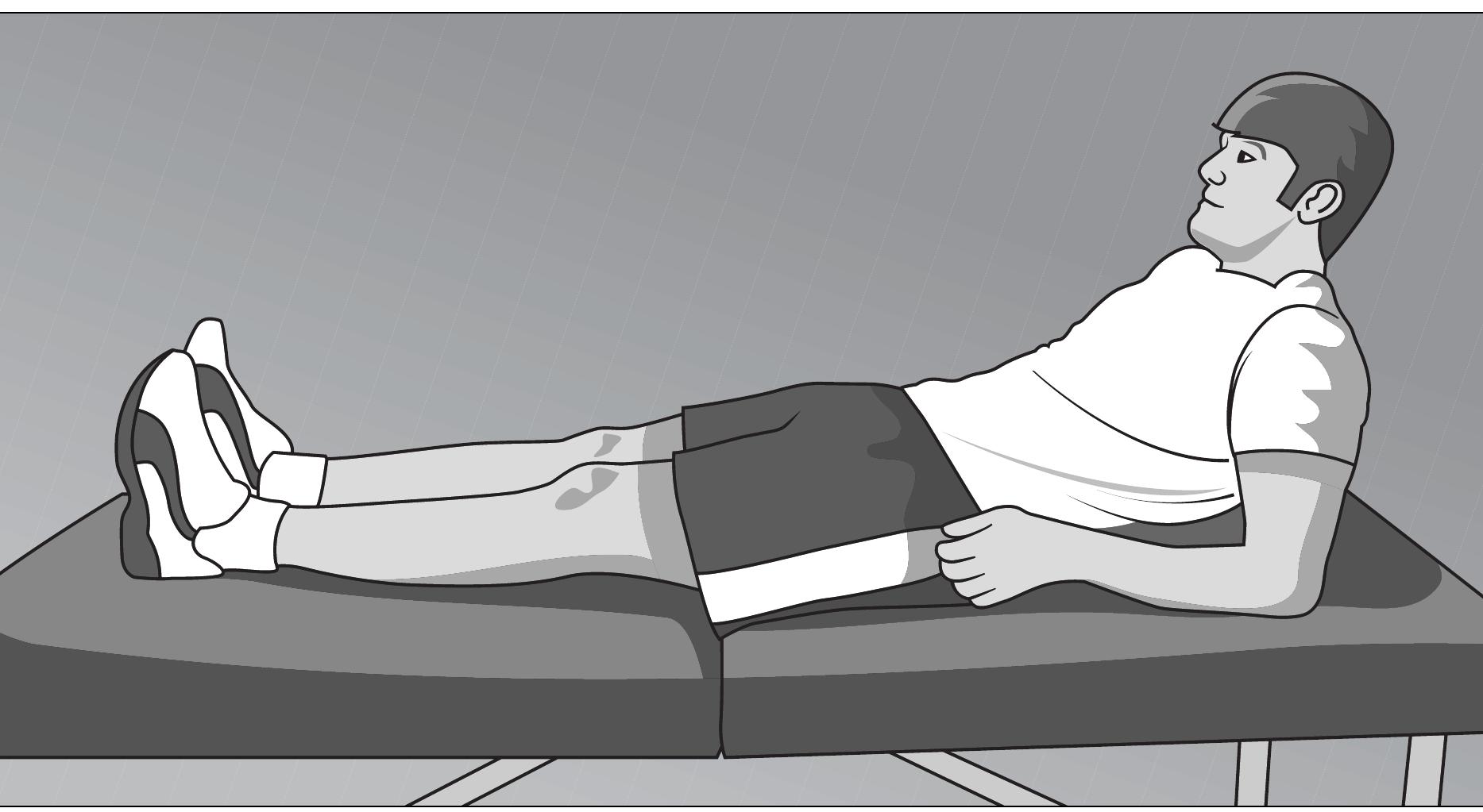 3. range of motion in trunk flexion (without hip flexion)
