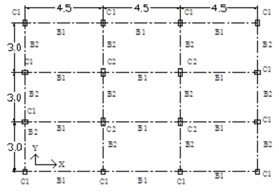 Plan of single storey building the structural plan of the