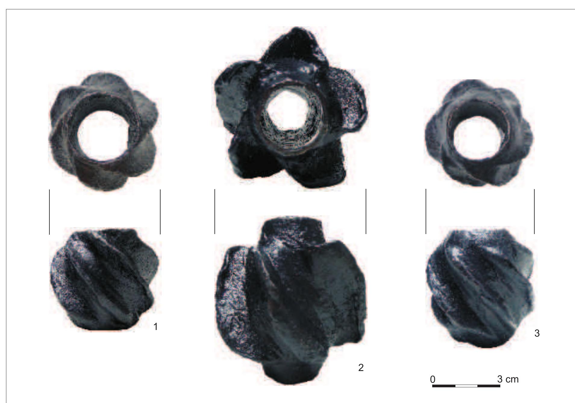 Maces from the collection of the world museum of man,