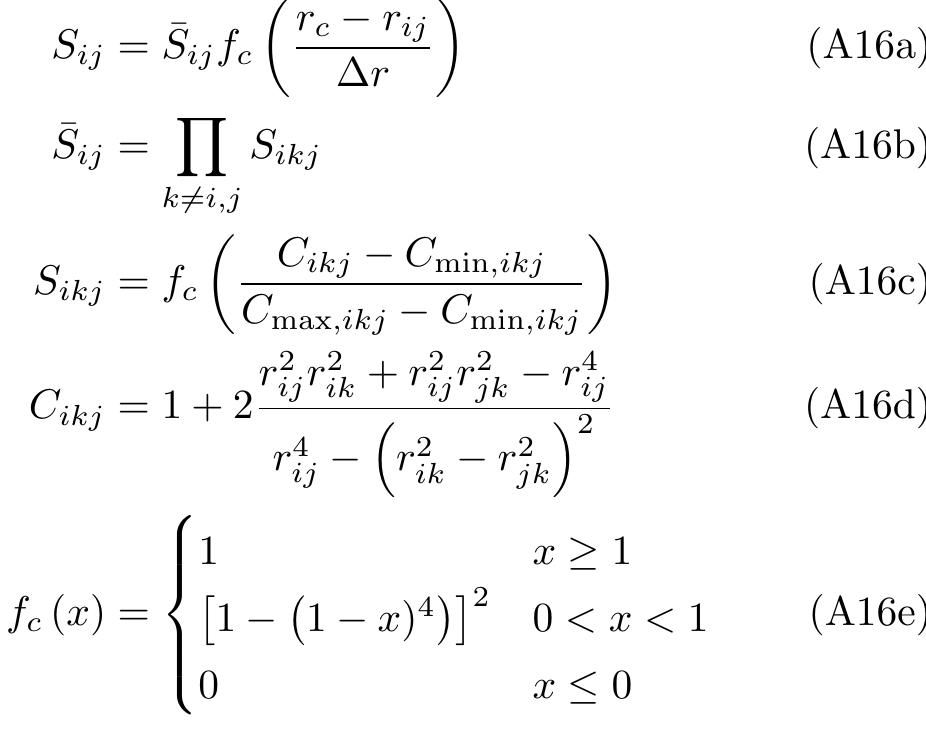 Note that chin and cinax can be defined separately for each