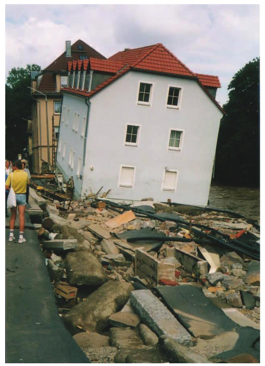31. stream side view of inclined building (freital — stream