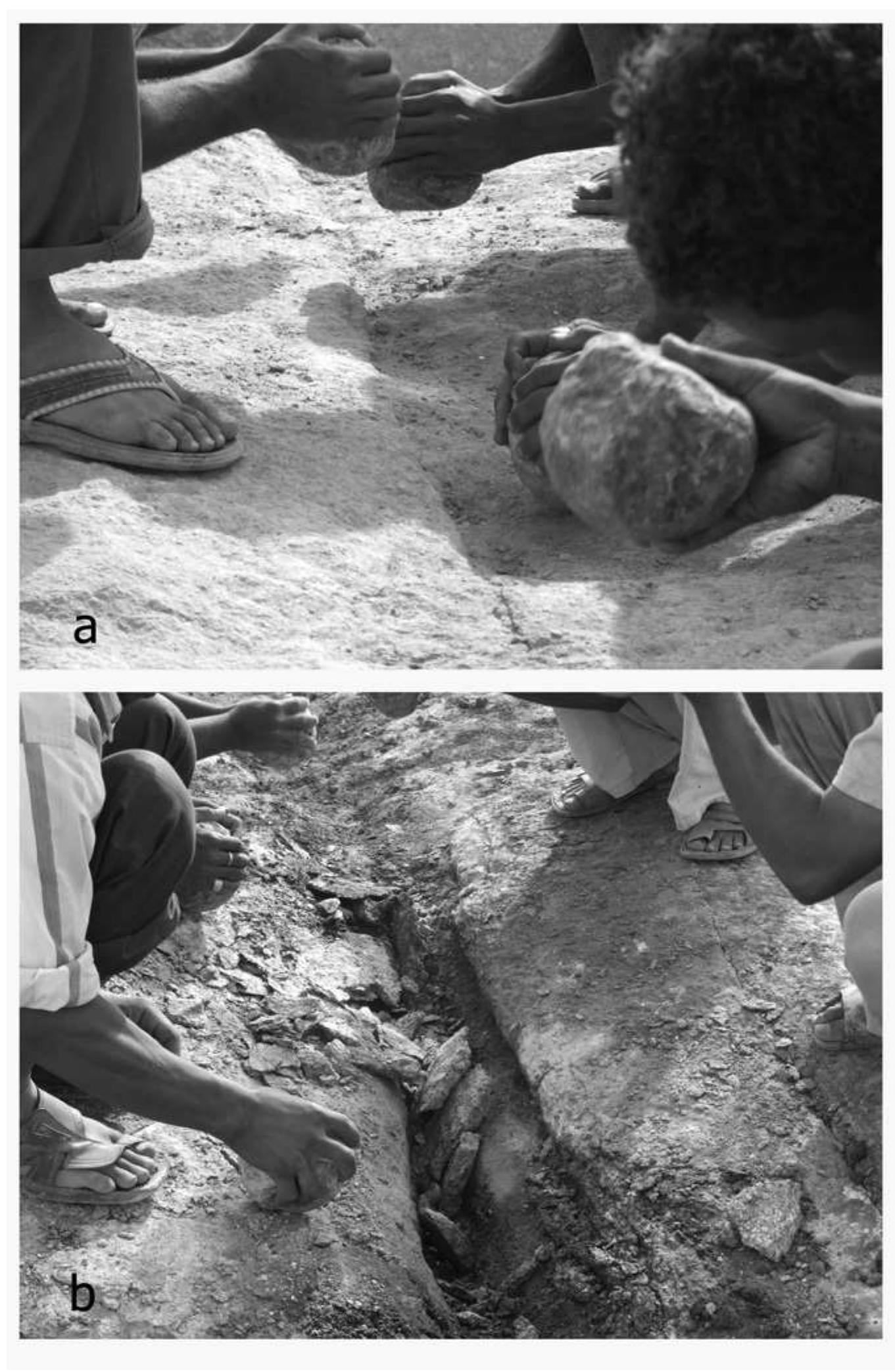 Figure 4 - 8 Fire-setting in Ancient Quarries; Ancient