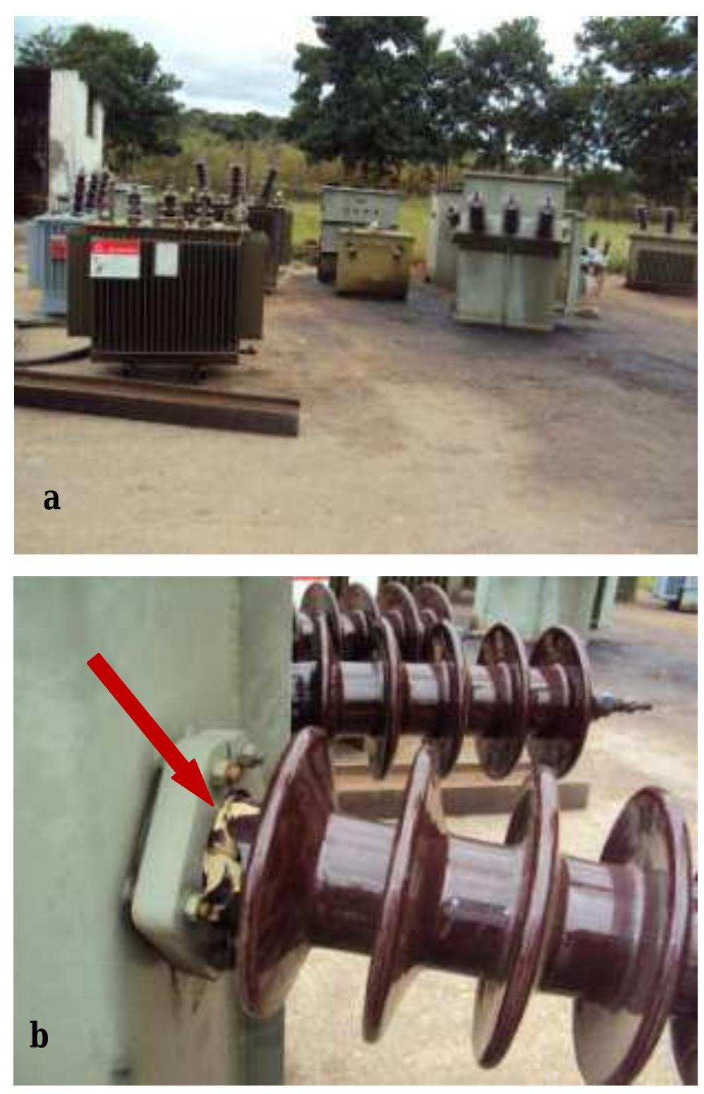 A. damaged transformers in the zesco yard in mkushi b.