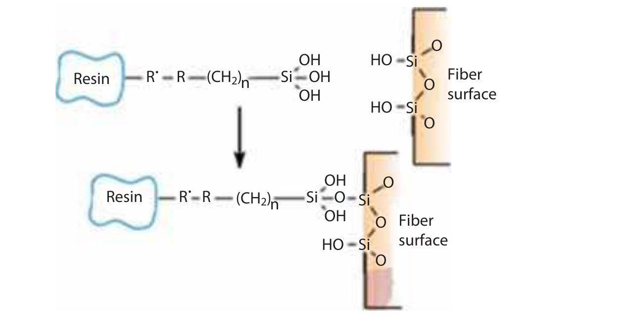 Schematic diagram of a coupling agent’s functioning [42].