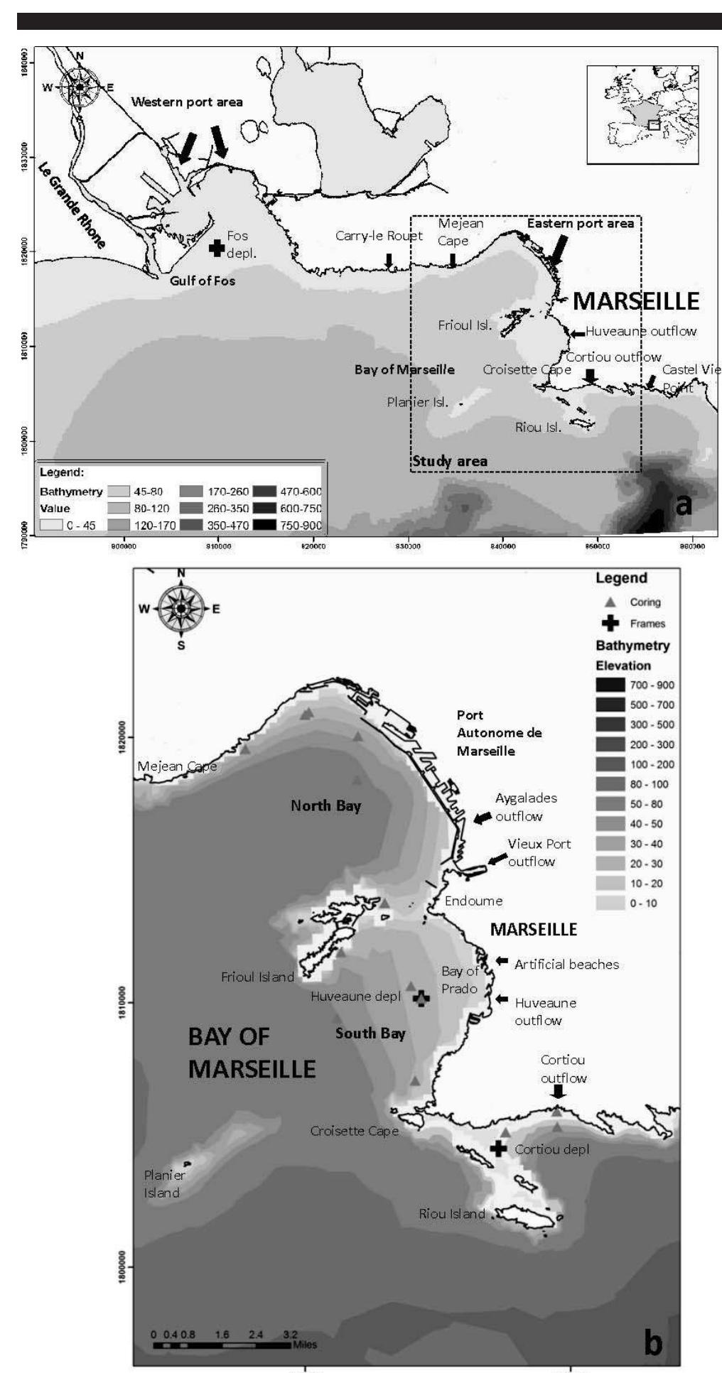 Figure 1 - from SEDIMENT DYNAMICS IN THE BAY OF MARSEILLE