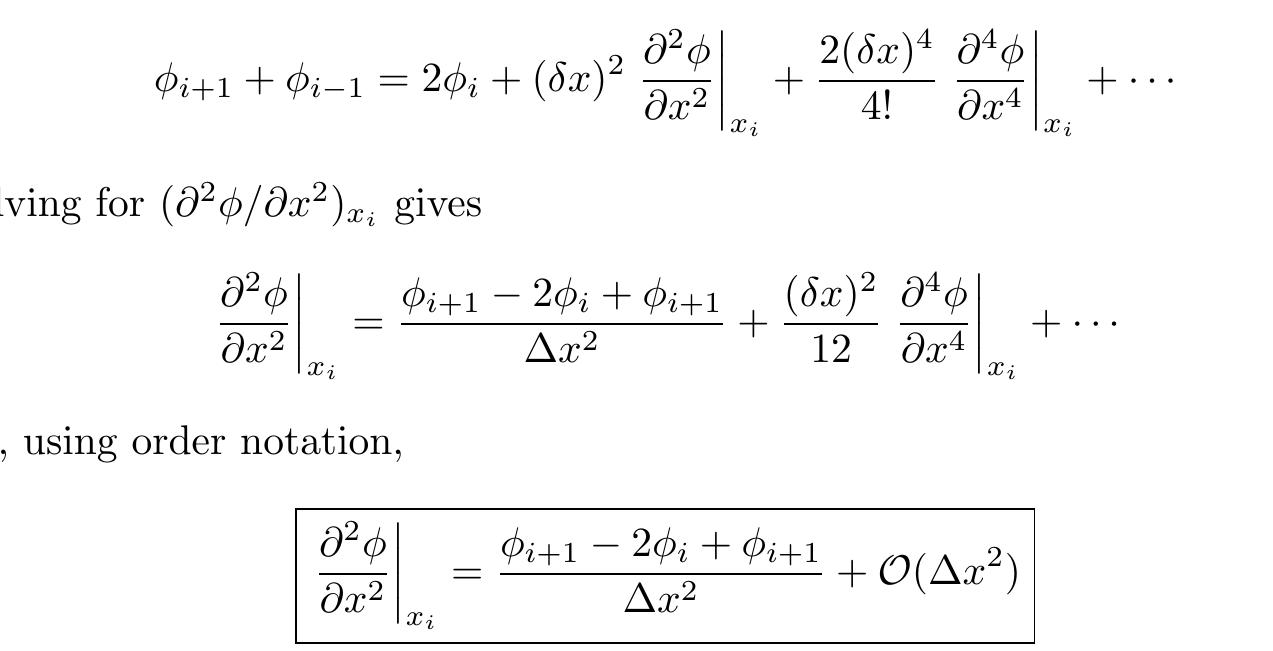 Finite Difference Approximations To Higher Order Derivatives