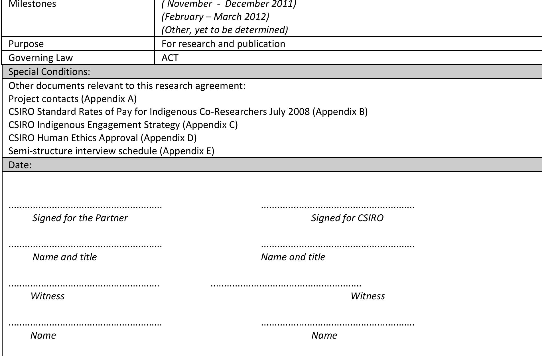 Table 8 - Ngemba water values and interests Ngemba old