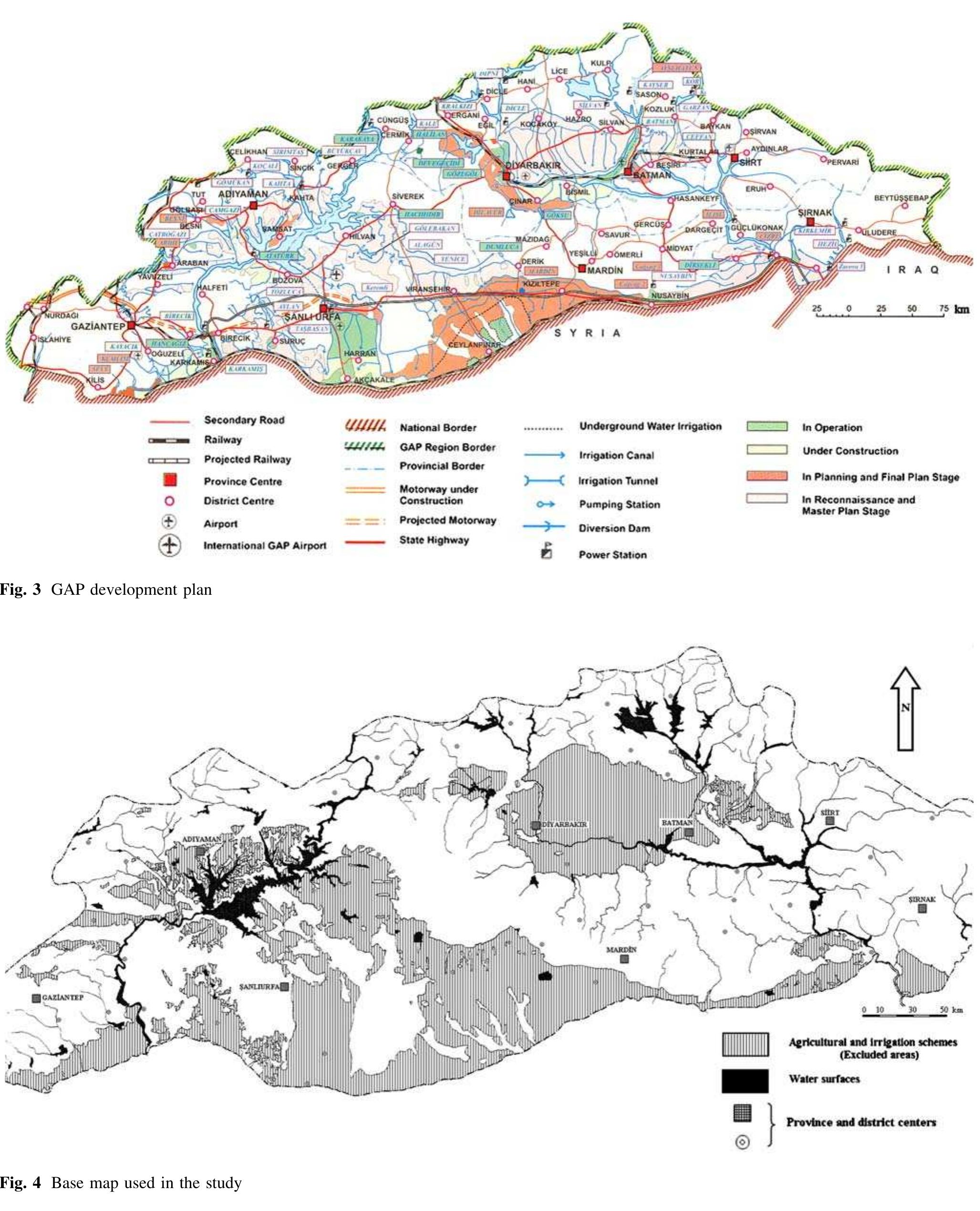 Preliminary investigation and master plan, planning, design,